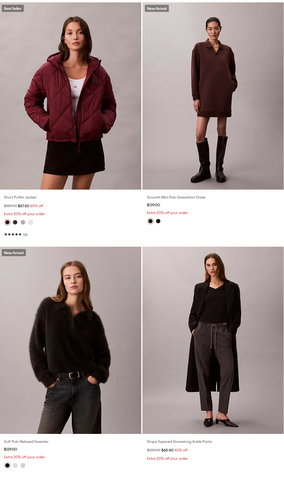 Calvin Klein 低至3折+额外8折,内裤$3 文胸$7 - 拔草哦